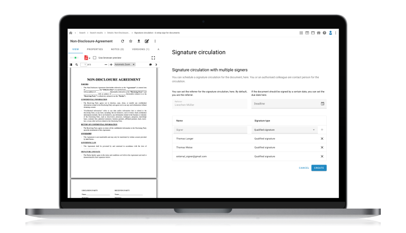 Digitalizing processes